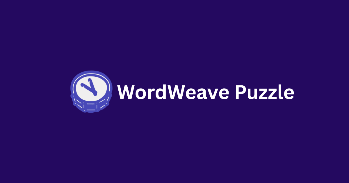 WordWeave Puzzle | Stitch and Snare